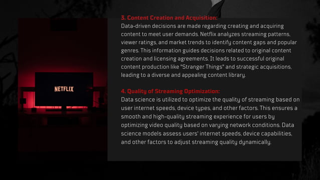 Applications of Data Science in Netflix | PDF