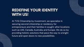 Unlock Global Opportunities with Citizenship by Investment - TVG ...