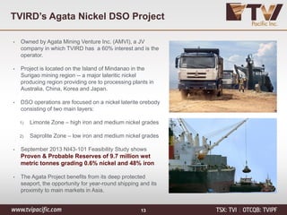 TVI Pacific Corporate Presentation | PDF