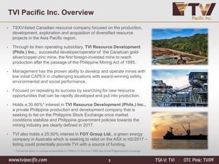 Tvi corporate presentation may 2017 v3 | PDF
