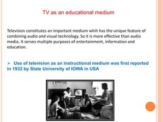 TV in education | PPTX