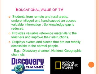 TV in education | PPTX