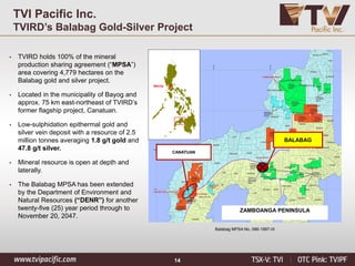 Tvi pacific corporate presentation 24.06.2021 v2 | PDF