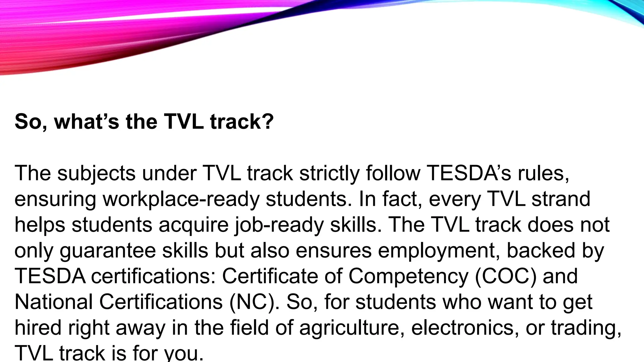 An In-Depth Guide About TVL Track and Strands for Future SHS ...