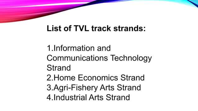 An In-Depth Guide About TVL Track and Strands for Future SHS ...