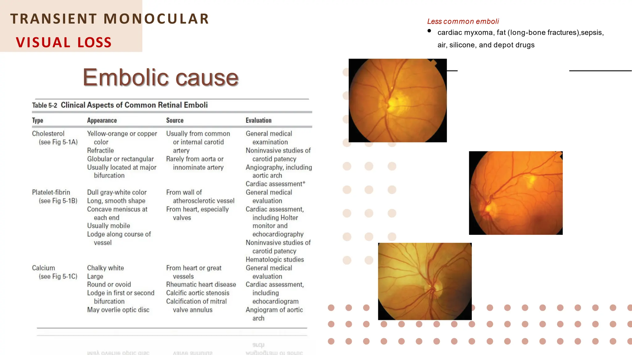 approach to transient visual loss in clinical practice // | PDF