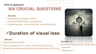 approach to transient visual loss in clinical practice | PDF