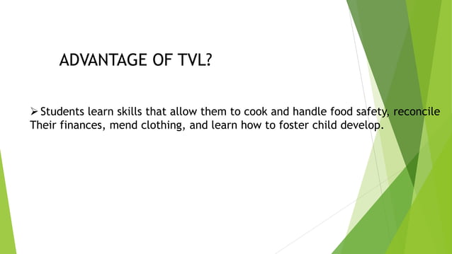 TVL-HE.pptx | Vocational Training | Careers