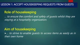 TVL1 -HOUSE KEEPING LECTURE WEEK 1 .pptx