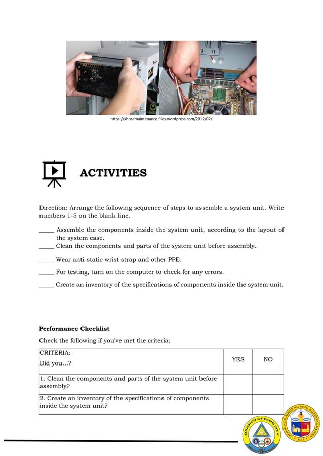 TVL CSS G11-Q1-M12.pdf | Data Storage and Warehousing | Computing