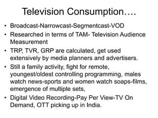 TV Medium & Message | PPT