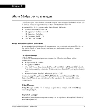 Madge Device Managers | PDF