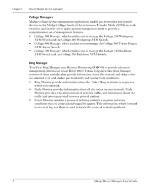 Madge Device Managers | PDF