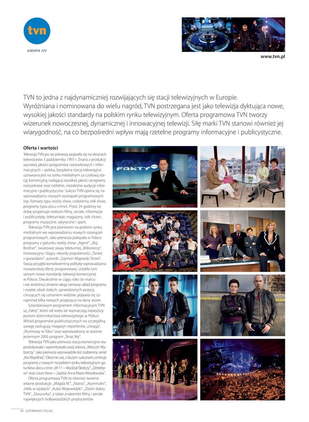 Case study marki TVN z Albumu Superbrands Polska 2006 | PDF