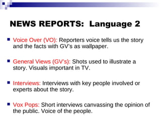 TV News Language | PPT