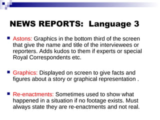 TV News Language | PPT
