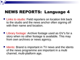 TV News Language | PPT