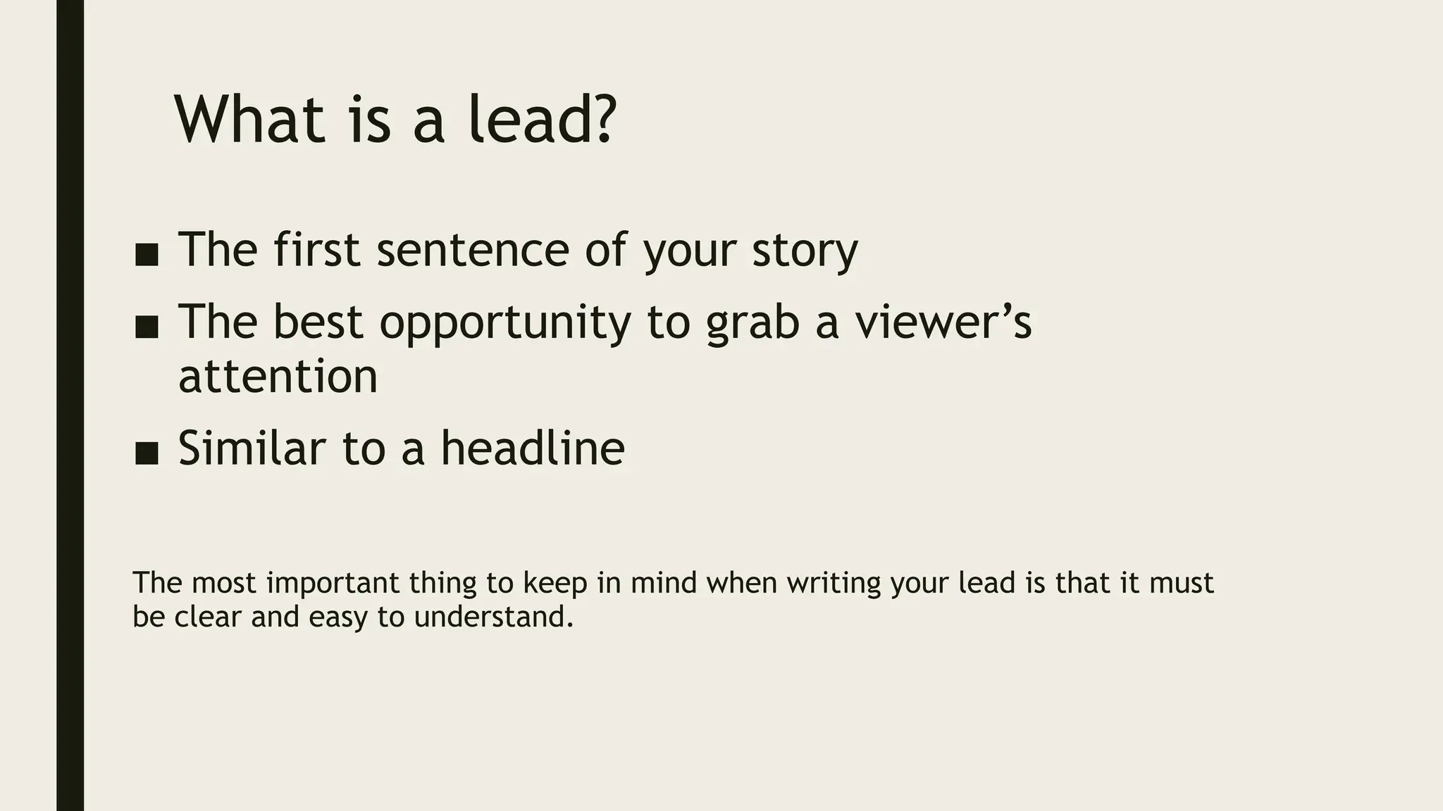 TV NEWS LEAD WRITING .pptx