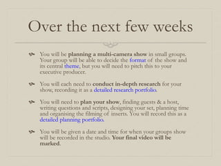 Tv news practical | PPTX