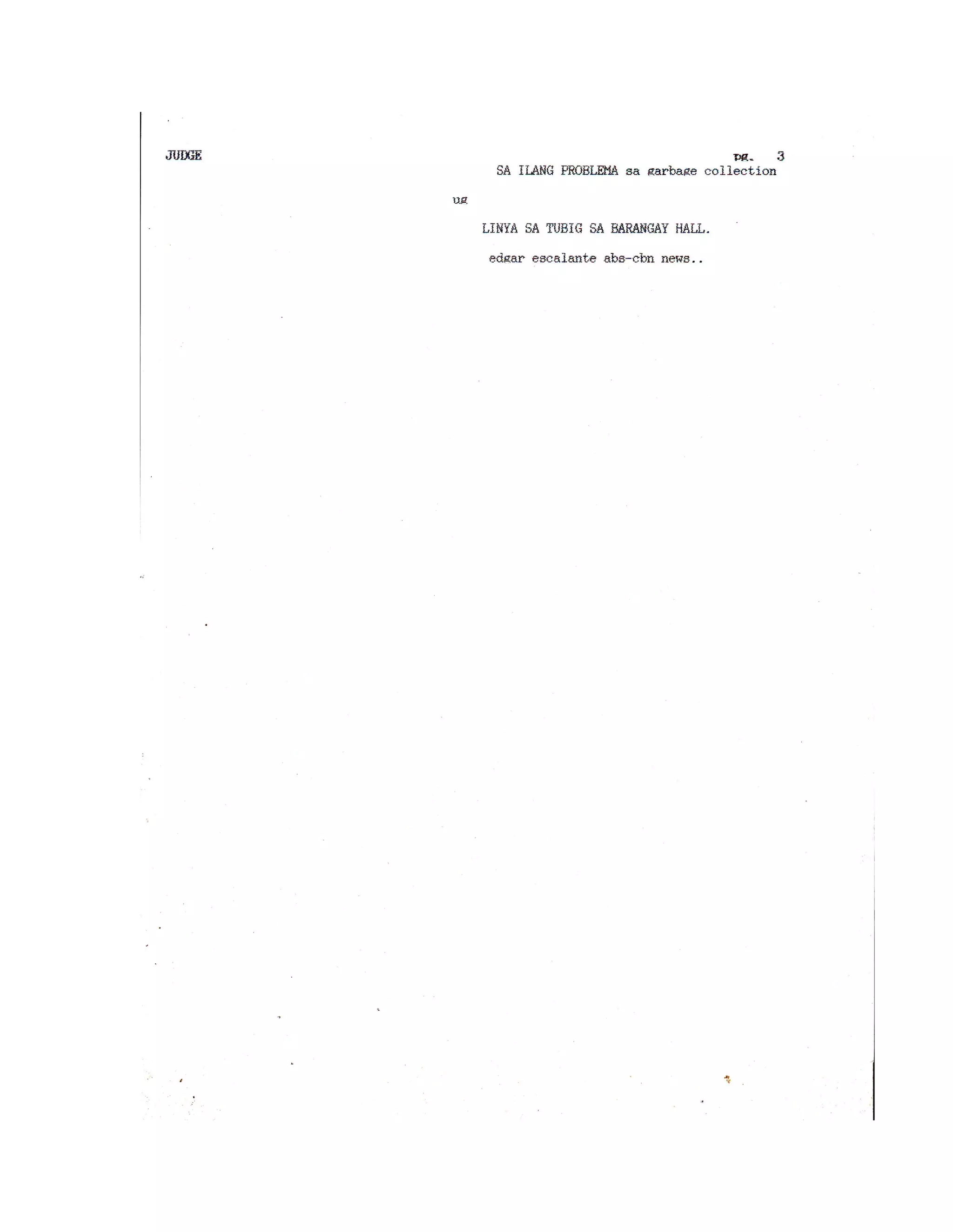 Tv news script formats & sample scripts | DOC