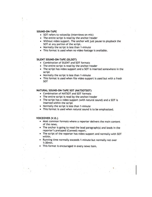 Tv news script formats & sample scripts | DOC | Television | Entertainment