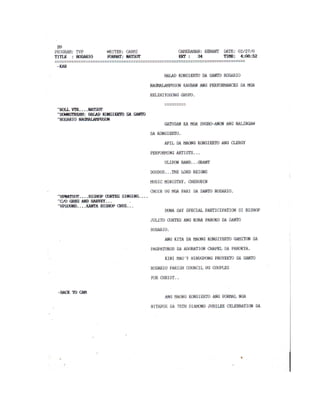 Tv news script formats & sample scripts | DOC