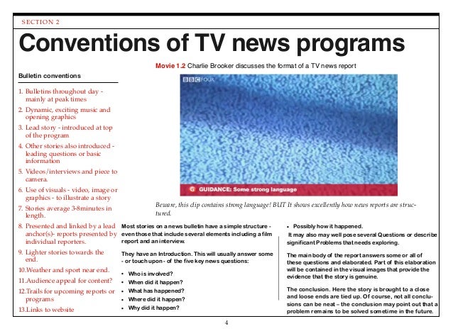 Tv news study guide