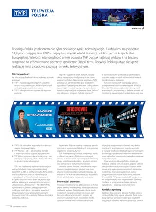 Case study marki TVP z Albumu Superbrands Polska 2006 | PDF
