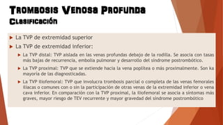Trombosis Venosa Profunda en el Paciente Quirúrgico | PDF