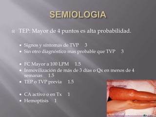 Tvp fisiopatologia | PPTX