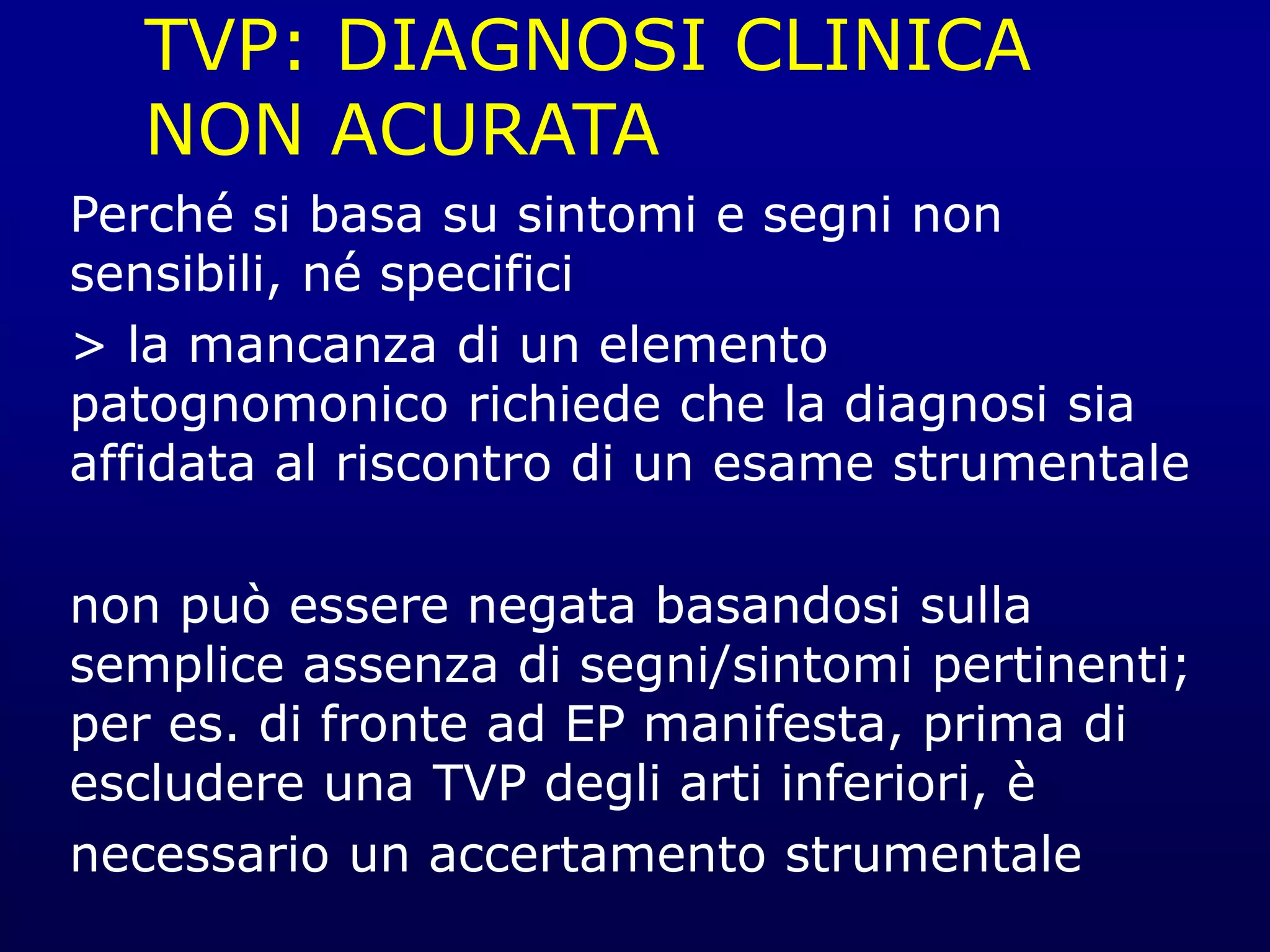 TROMBOSI VENOSA PROFONDA TVP LEZIONE MEDICINA INTERNA ROBERTO LEO 2019 ...