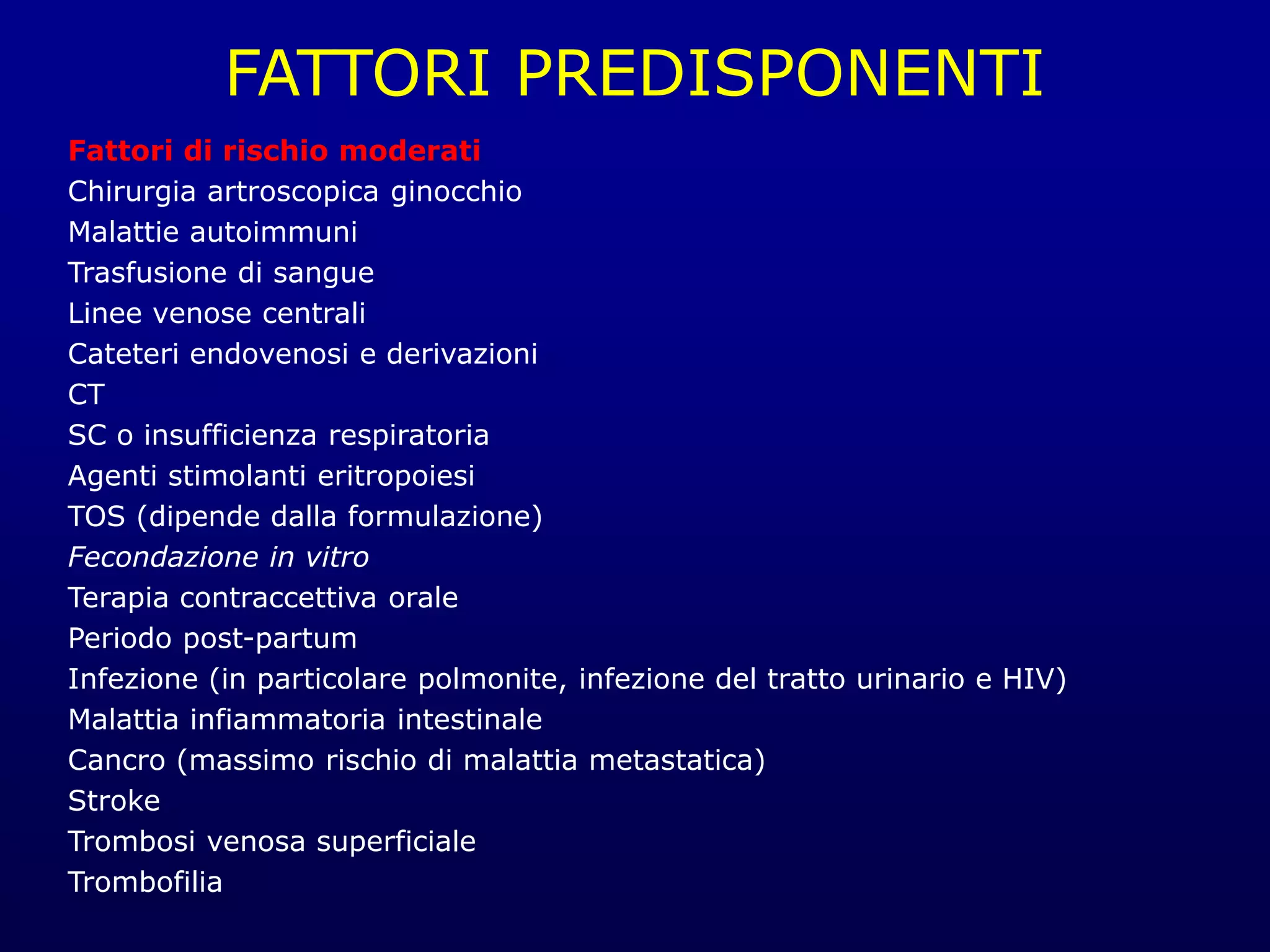 TROMBOSI VENOSA PROFONDA TVP LEZIONE MEDICINA INTERNA ROBERTO LEO 2019 ...