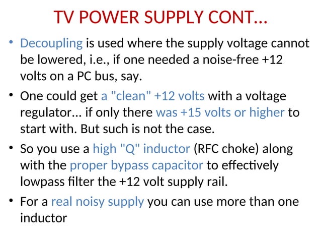 The television power supply (overview) 2023.ppt