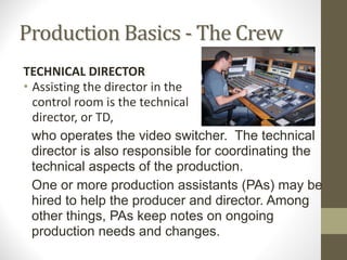 Tv production basics | PDF