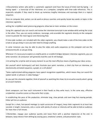 Tv production overview | PDF