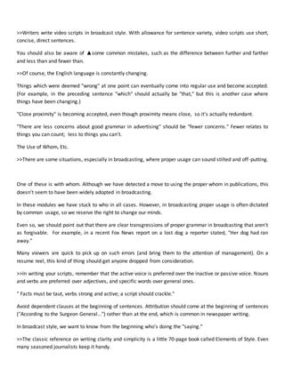 Tv production overview | PDF