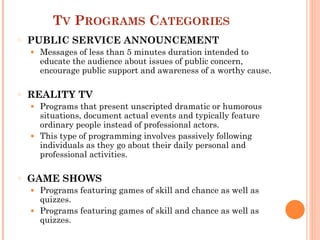 Tv programming | PDF