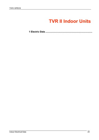 Technical Service Manual TVR II | PDF