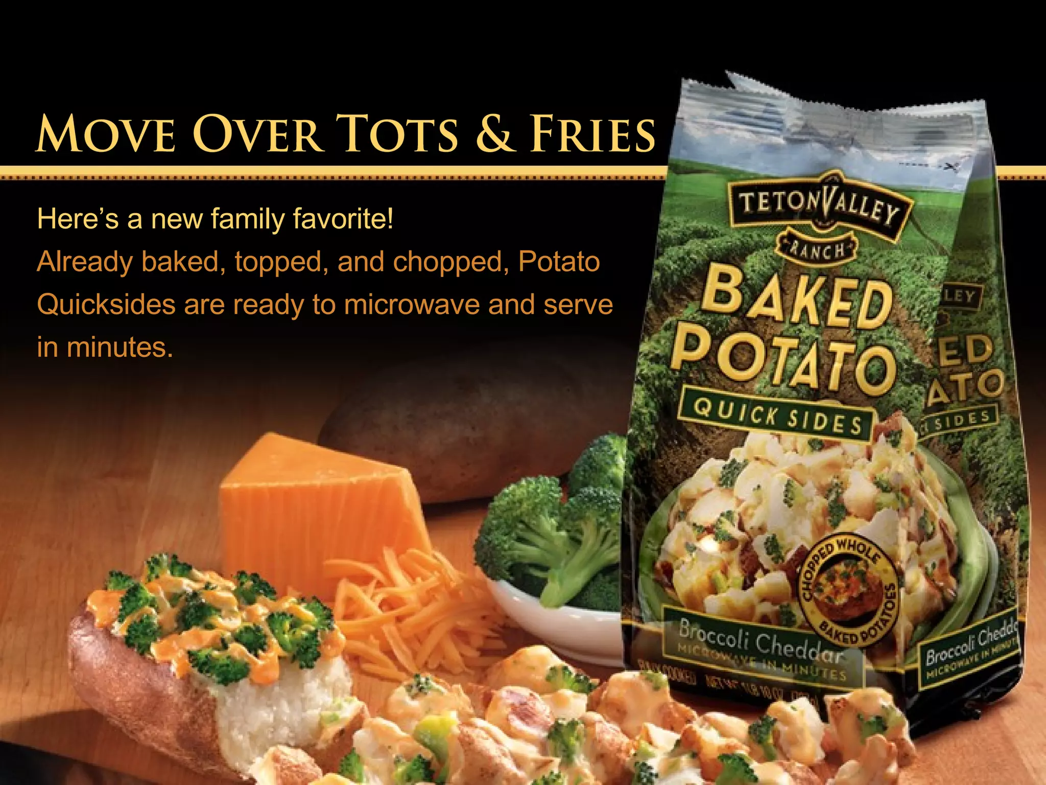 Iintroducing Quicksides the new baked potato from Teton Valley Ranch | PPT