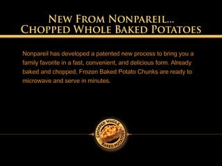 Iintroducing Quicksides the new baked potato from Teton Valley Ranch | PPS