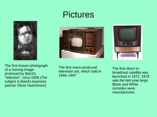 Evolution of the television | ODP