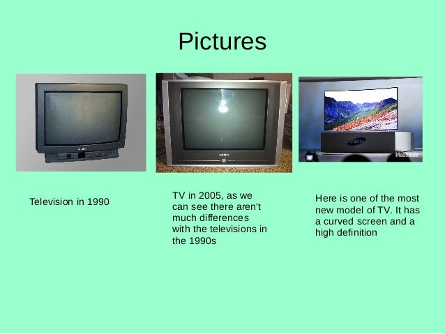 Evolution of the television