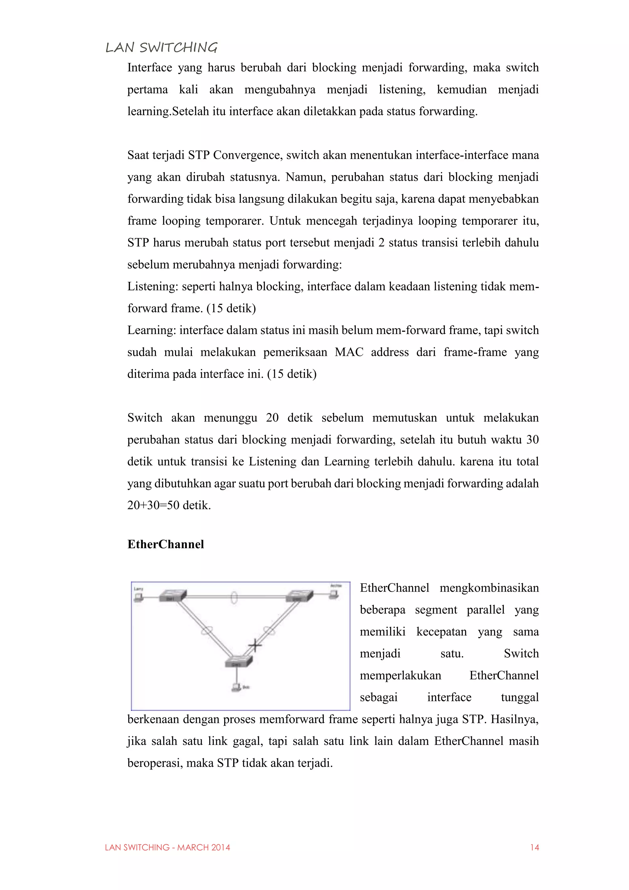 LAN Switching, Mengenal Trunk, VTP, dan STP | DOCX