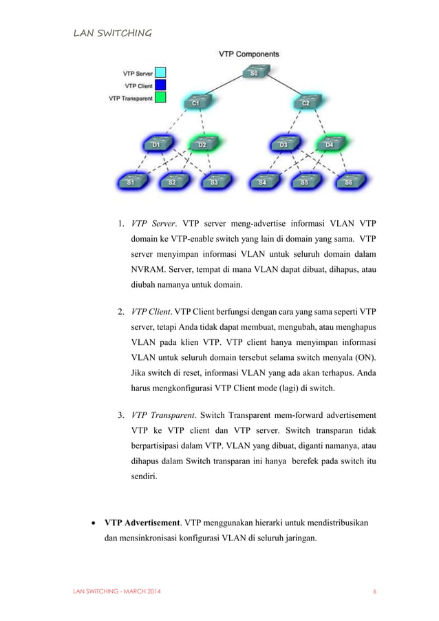 LAN Switching, Mengenal Trunk, VTP, dan STP | PDF