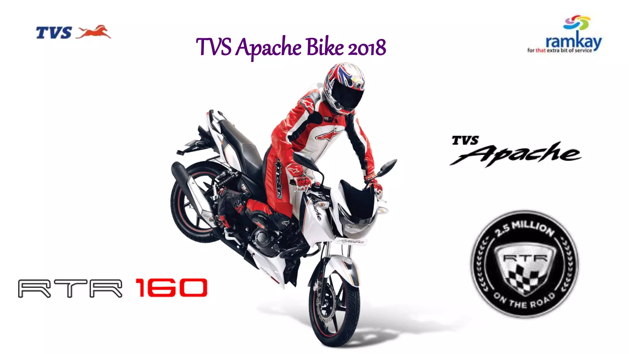 TVS Apache RTR 160 Bike Performance,Features,Colors,Safety & Comfort | PPT