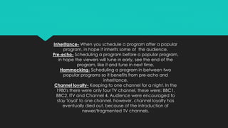 Tv scheduling | PPTX