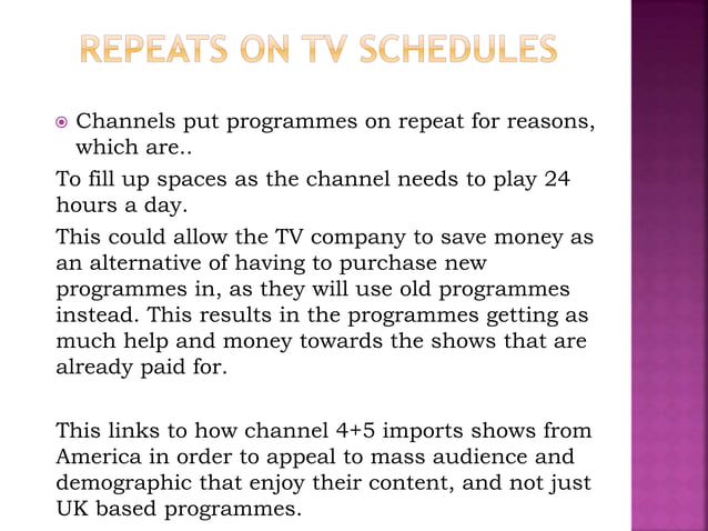 Tv scheduling | PPT