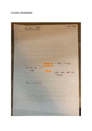 Tv script | PDF