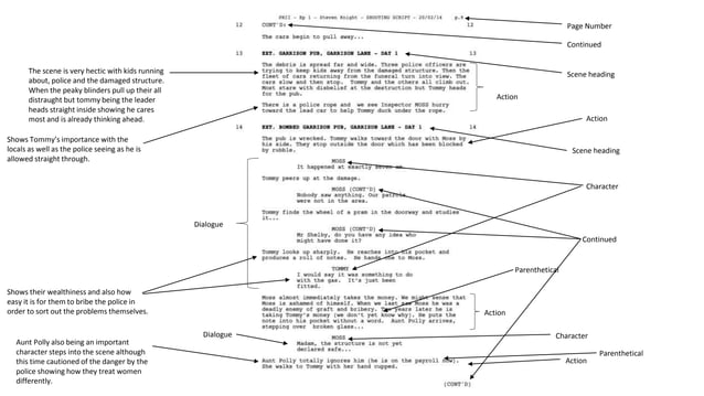 Tv script analysis | PPTX | Television | Entertainment