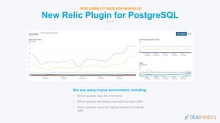 Overview of Blue Medora - New Relic Plugin for PostgreSQL Database | PPTX